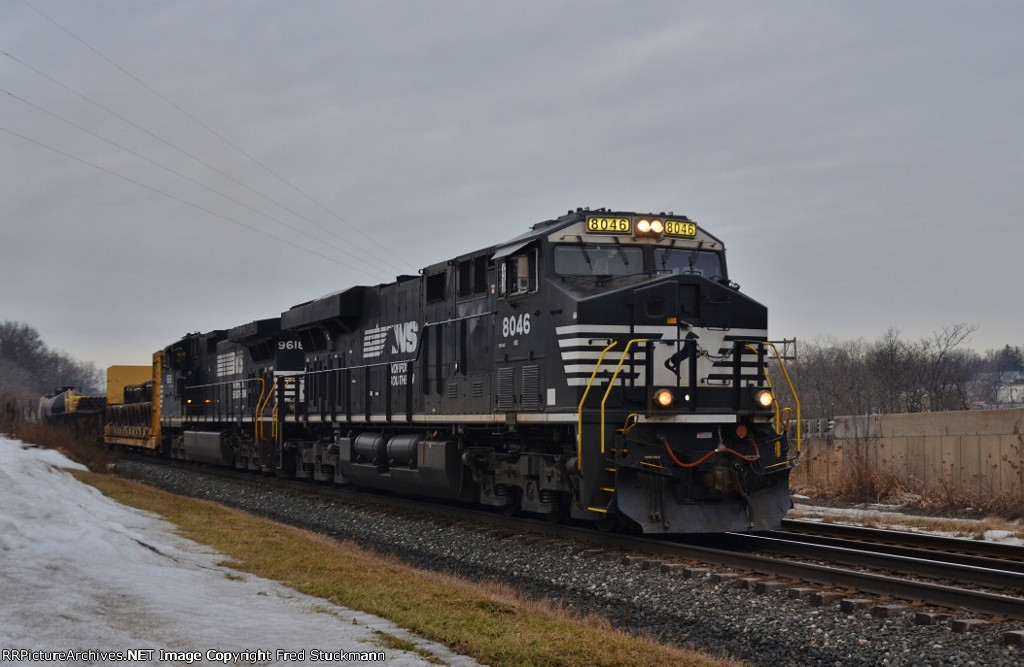 NS 8046 leads east.